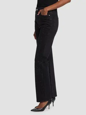 Paige Stevie Crystal-embellished Ankle Jeans