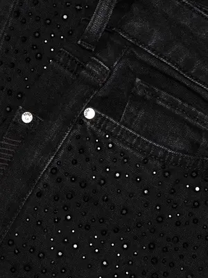 Paige Stevie Crystal-embellished Ankle Jeans