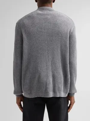 Paige Matsuda Extrafine Merino Wool-blend Ribbed Sweater