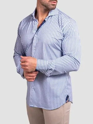MACEOO Eins Ascension Stripe Shirt