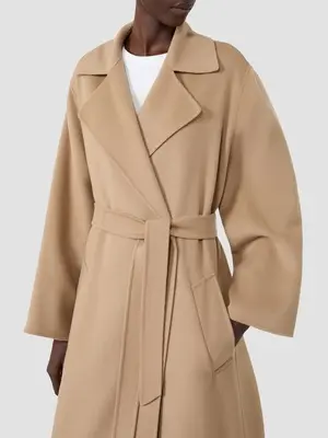 Max Mara Double Wool Blend Coat