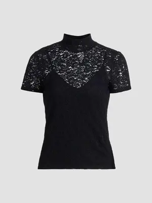 Paige June Knit Lace Shirt
