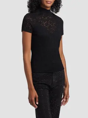 Paige June Knit Lace Shirt