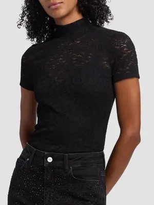 Paige June Knit Lace Shirt