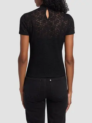 Paige June Knit Lace Shirt