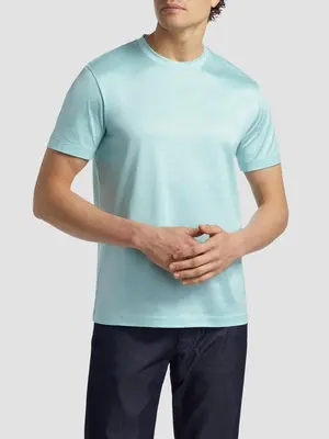 Giorgio Armani Lux Jersey Silk-cotton T-shirt
