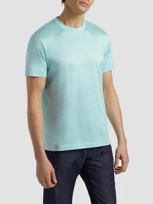Giorgio Armani Lux Jersey Silk-cotton T-shirt