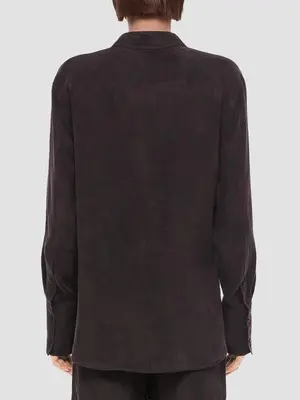 Helmut Lang High-low Hem Draped Shirt