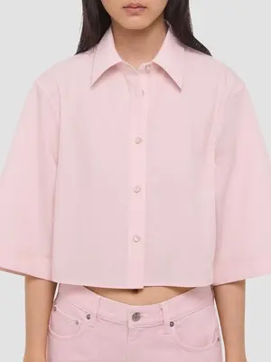 Helmut Lang Cotton Crop Trench Shirt