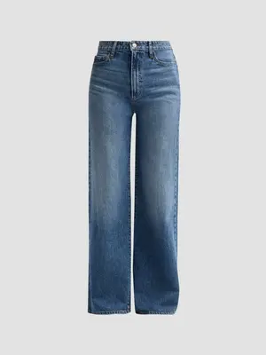 Paige Frances High-rise Wide-leg Jeans
