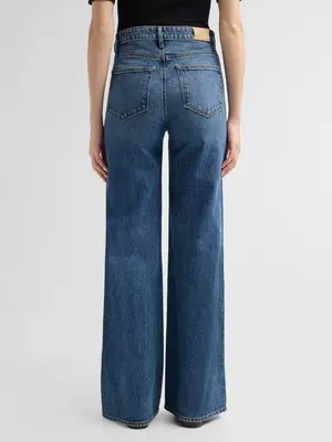 Paige Frances High-rise Wide-leg Jeans