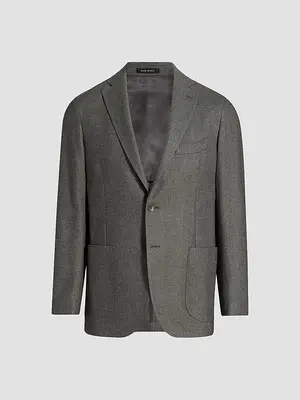SAKS FIFTH AVENUE Wool, Cotton & Cashmere Single-breasted Sport Coat