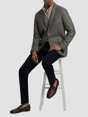 SAKS FIFTH AVENUE Wool, Cotton & Cashmere Single-breasted Sport Coat