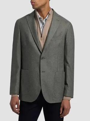 SAKS FIFTH AVENUE Wool, Cotton & Cashmere Single-breasted Sport Coat