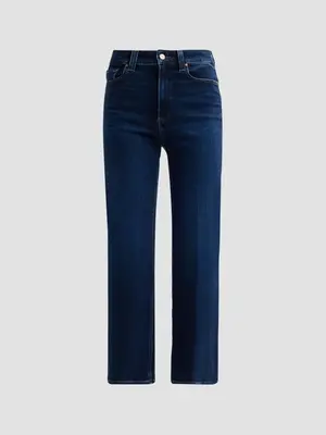 Paige Anessa High-rise Wide-leg Ankle Jeans