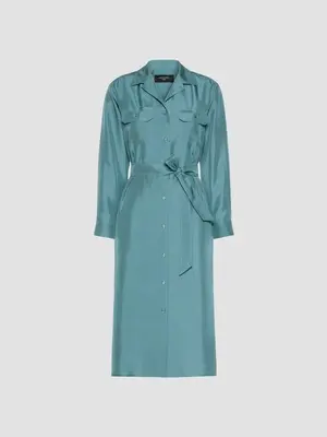 Max Mara Silk Shirt Dress