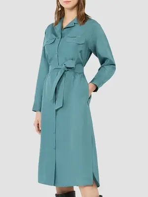 Max Mara Silk Shirt Dress