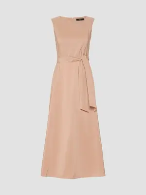 Max Mara Flared Taffeta Dress Pink
