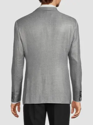 Emporio Armani Satin-lapel Woven Dinner Jacket