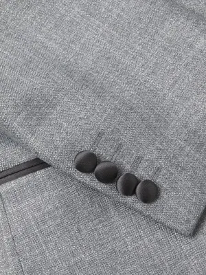 Emporio Armani Satin-lapel Woven Dinner Jacket
