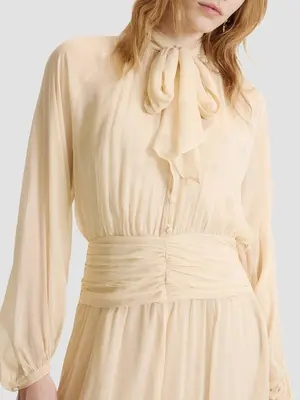 Marella Crepon Dress - Sand