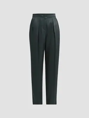 Giorgio Armani Double Silk Satin Trousers