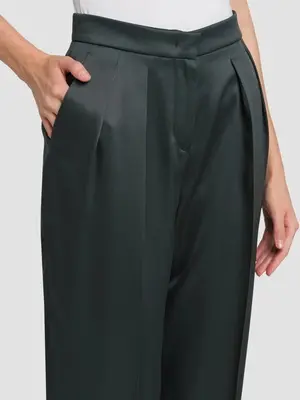 Giorgio Armani Double Silk Satin Trousers