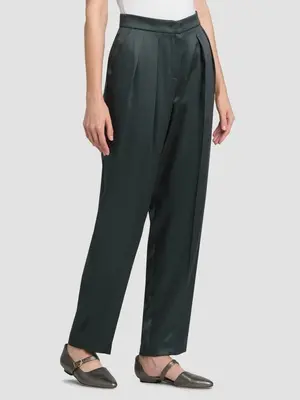 Giorgio Armani Double Silk Satin Trousers