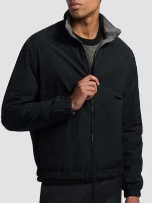 SAKS FIFTH AVENUE Reversible Cotton-blend Bomber Jacket