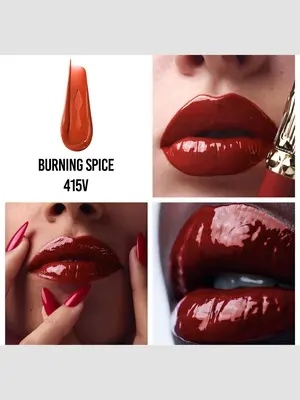 CHRISTIAN LOUBOUTIN Rouge Stiletto Vinyl Gloss - Burning Spice