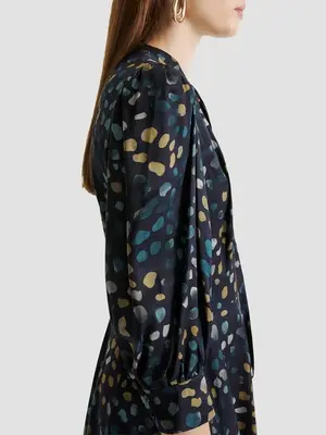 Marella Shirt Dress With Ribbon Ties