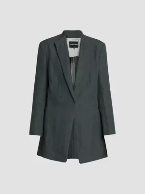 Giorgio Armani Compact Linen Blazer