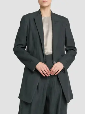 Giorgio Armani Compact Linen Blazer