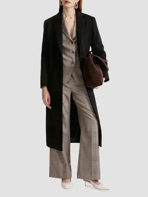 Marella Prince Of Wales Blazer - Chocolate