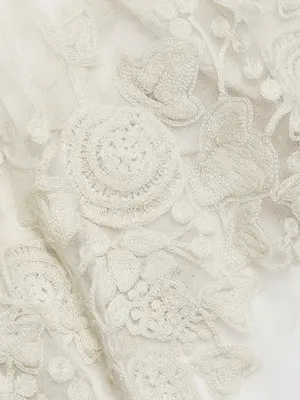 Sea Arielle Lace Linen Midi-dress