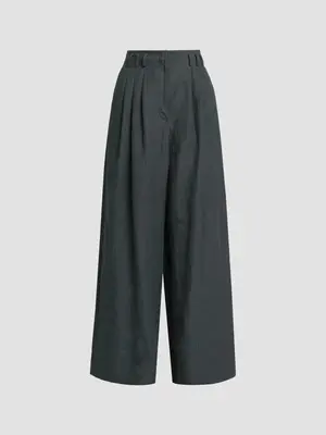 Giorgio Armani Compact Linen Trousers