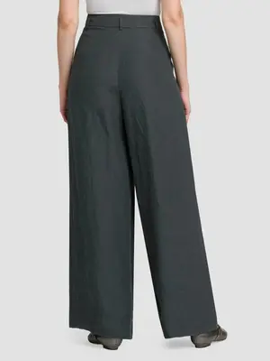 Giorgio Armani Compact Linen Trousers
