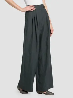 Giorgio Armani Compact Linen Trousers