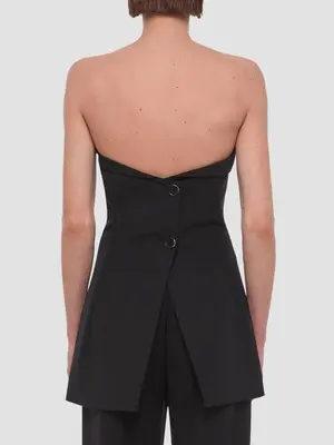 Helmut Lang Sleeveless Blazer Top