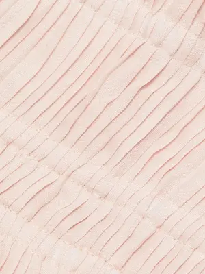 Sea Thalia Pleated Sleeveless Minidress - Blush