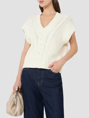 Max Mara Cotton Yarn Gilet