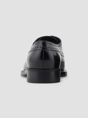 Giorgio Armani Leather Brogue Derby Shoes