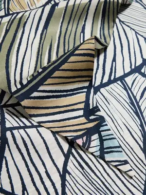 Giorgio Armani Leaf Silk Scarf