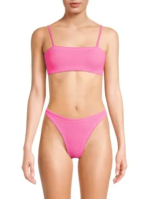 Hunza G Gigi Knitted Bikini - Bubblegum