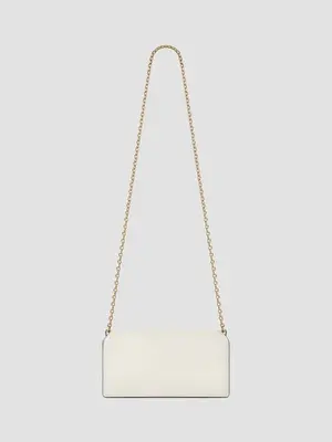 Givenchy Antigona Wallet With Chain In Box Leather - Ivory