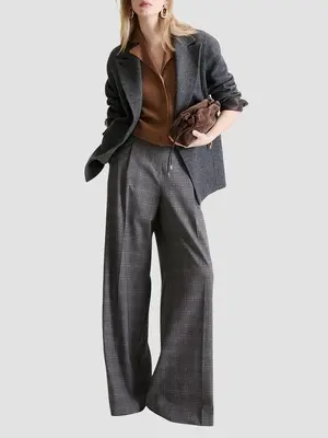 Marella Boxy Cashmere And Wool Shirt Jacket