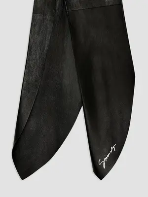 Givenchy Scarf In Leather - Black