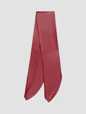 Givenchy Scarf In Leather - Red Cherry