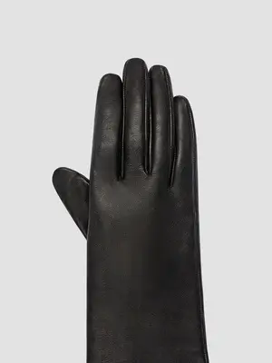 Givenchy Long Gloves In Nappa Leather With Bow