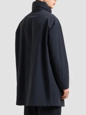 Giorgio Armani Caban Nylon-blend Coat